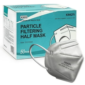 5ply White Disposable Face Mask - Foldable Masks- Pack of 50 - Walmart.com