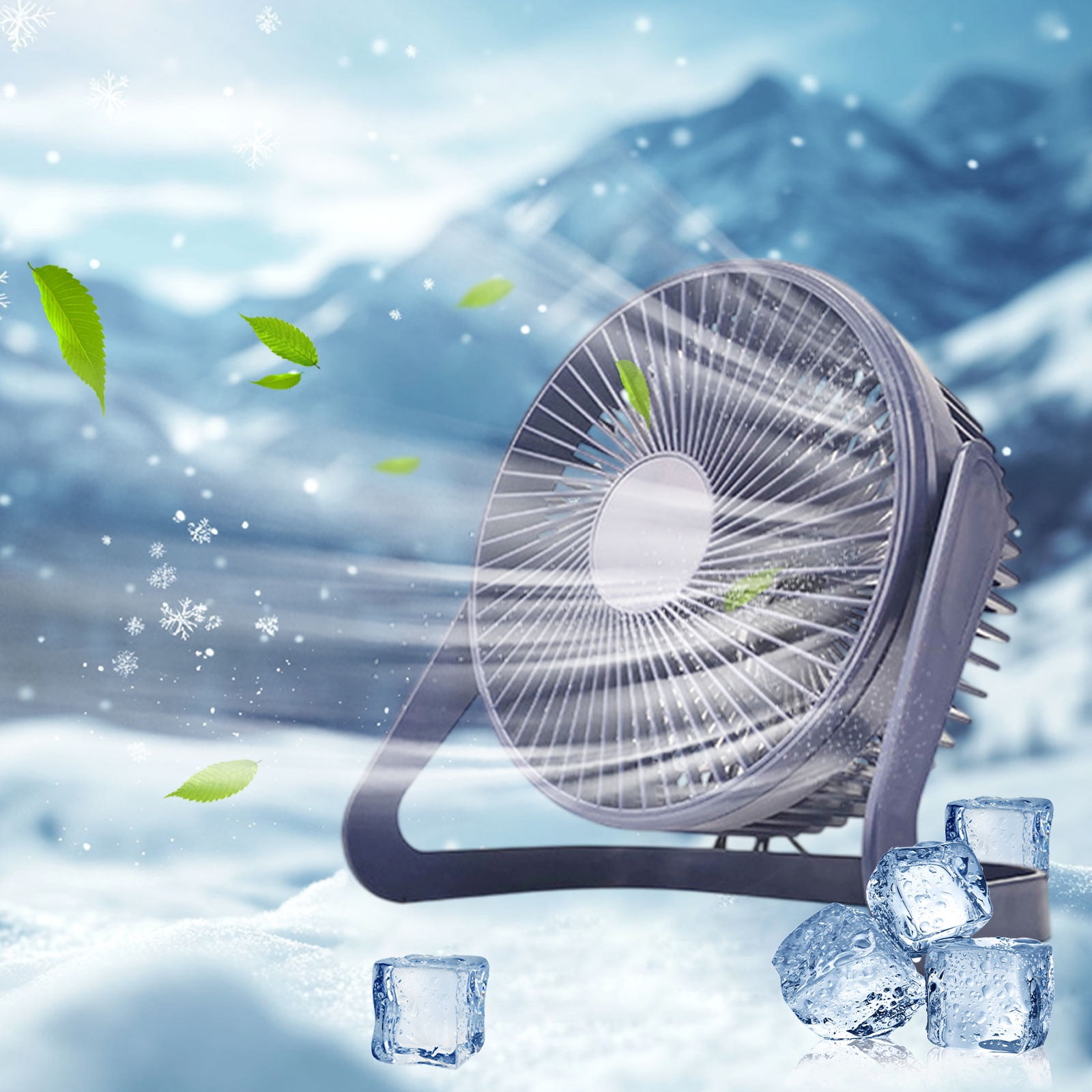 Kingfansion Daily Deals 2025 Mini Desktop Fan Mini Desktop Fan With USB ...