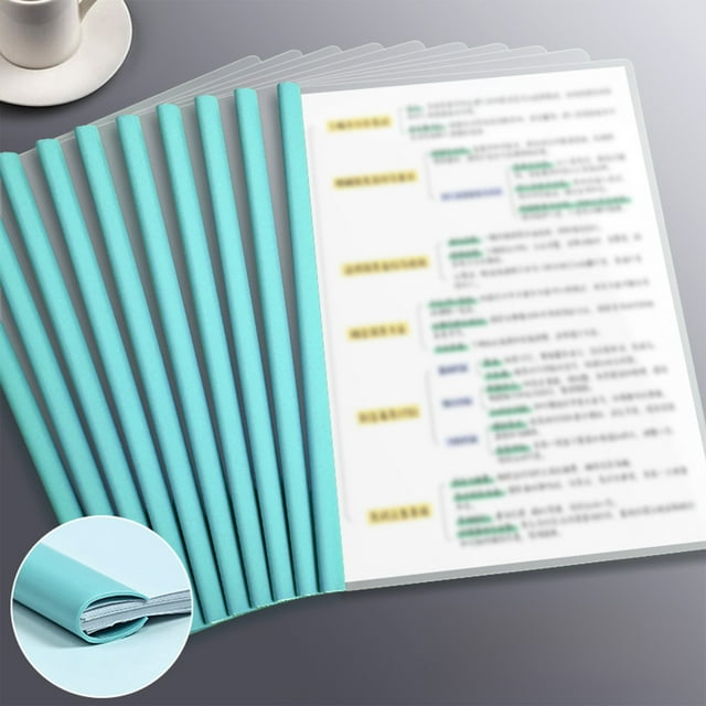 Kingfansion Daily Deals 2025 Transparent Plastic Folder, A4 Rod Folder ...