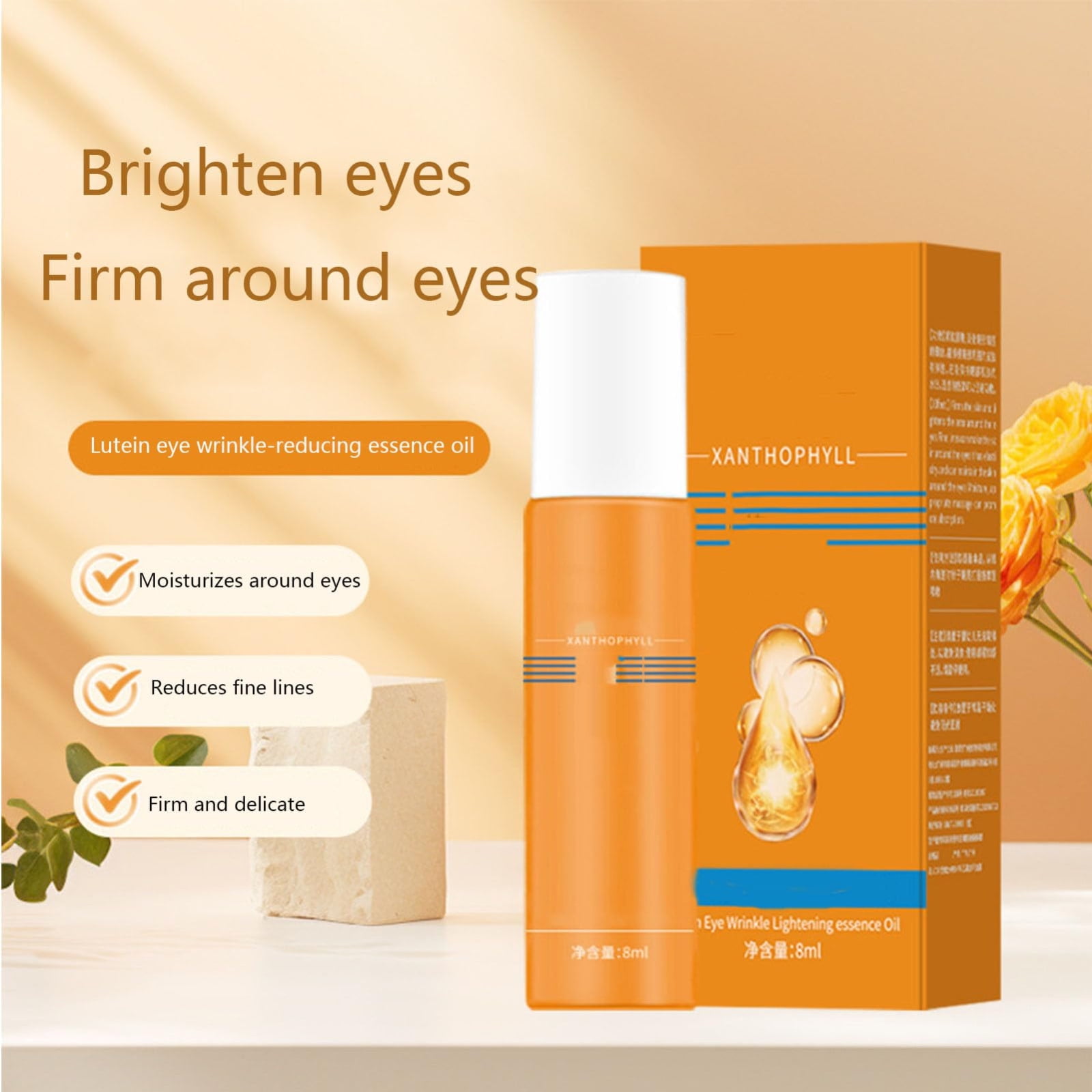 Kingfansion Eye Serum Anti Aging Bags & Dark Circle, Lutein Eye Essence ...
