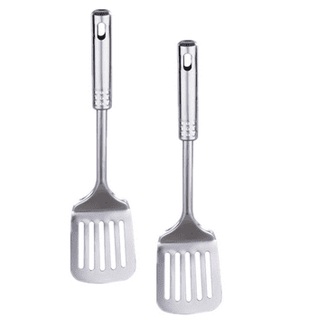 Bundlepro Large Heavy Duty Stainless Steel Spatula, Long Flat Turner ...