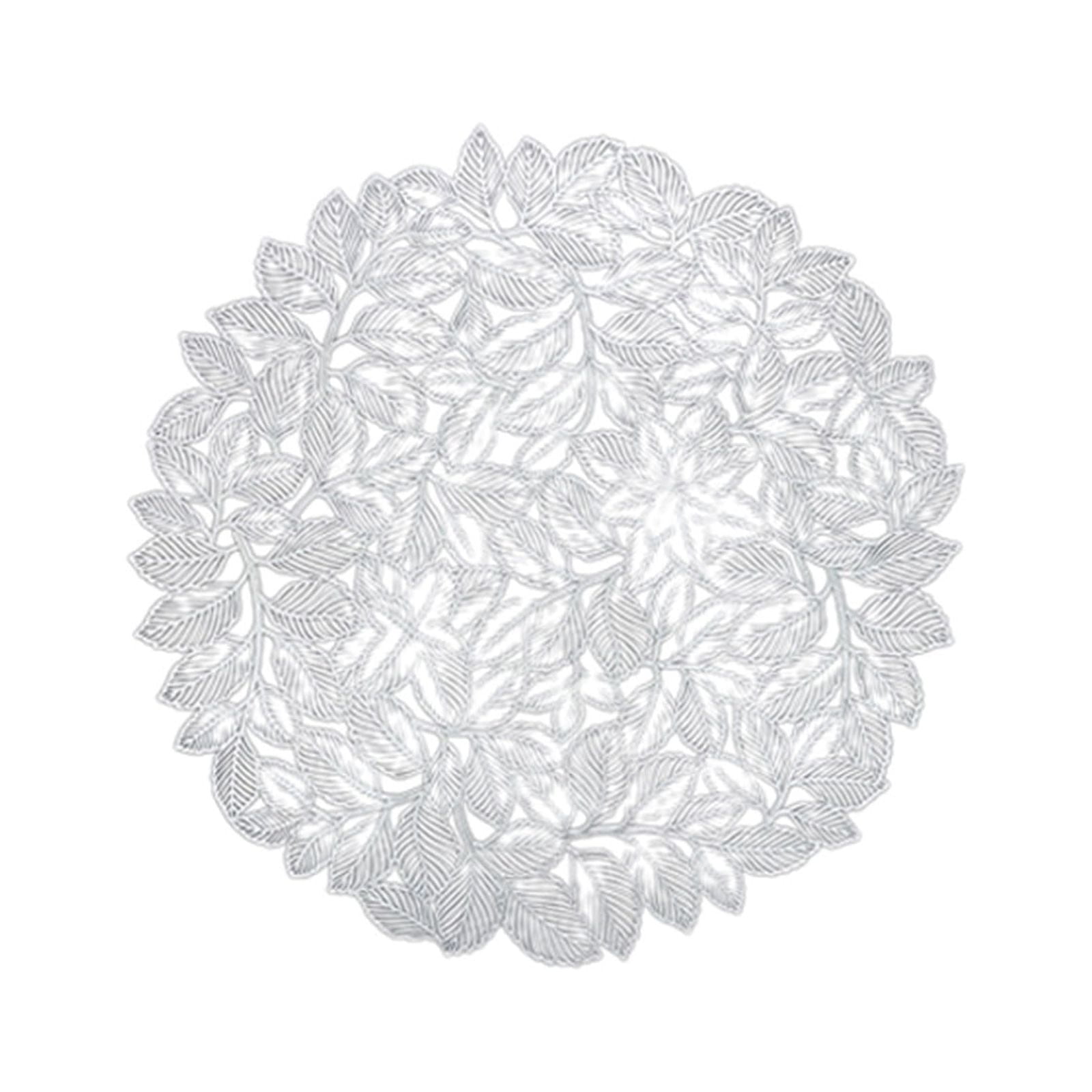 Kingfansion Silver Decorative Placemats – Simple Designs, Table ...