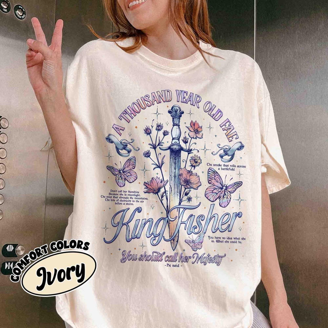 Kingfisher Fan Shirt, Quicksilver Callie Hart T-Shirt, Little Osha ...