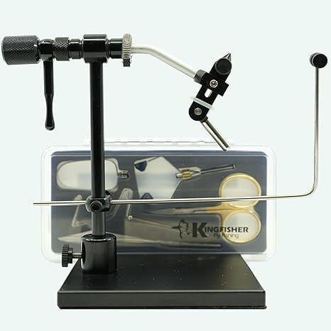 Kingfisher Fly Fishing Blackfoot Fly Tying Vise Kit with tools ...