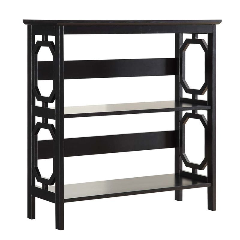 Kingfisher Lane 2 Shelf Bookcase in Black - Walmart.com