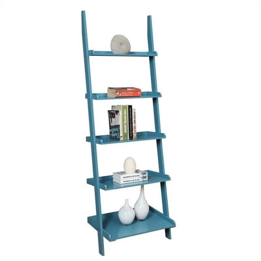 Kingfisher Lane Bookshelf Ladder - Blue - Walmart.com
