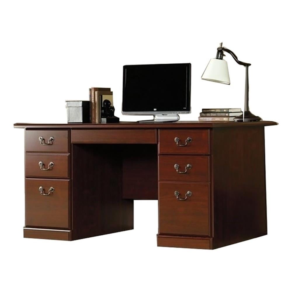 Kingfisher Lane Traditional Wood Computer Desk with Storage Collection ...