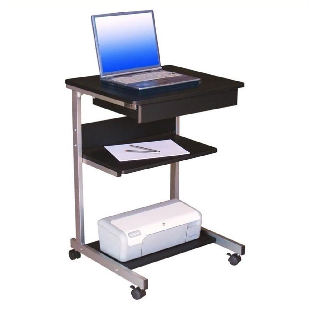 Kingfisher Lane Metal Computer Student Laptop Desk in Graphite ...