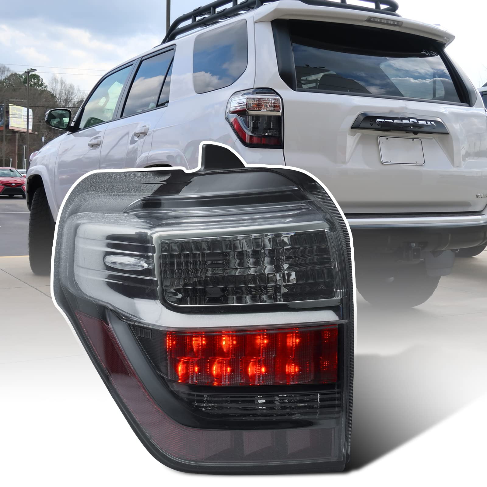Kingory Left Tail Light CM31 Assembly For 2014-2020 4Runner Taillight ...