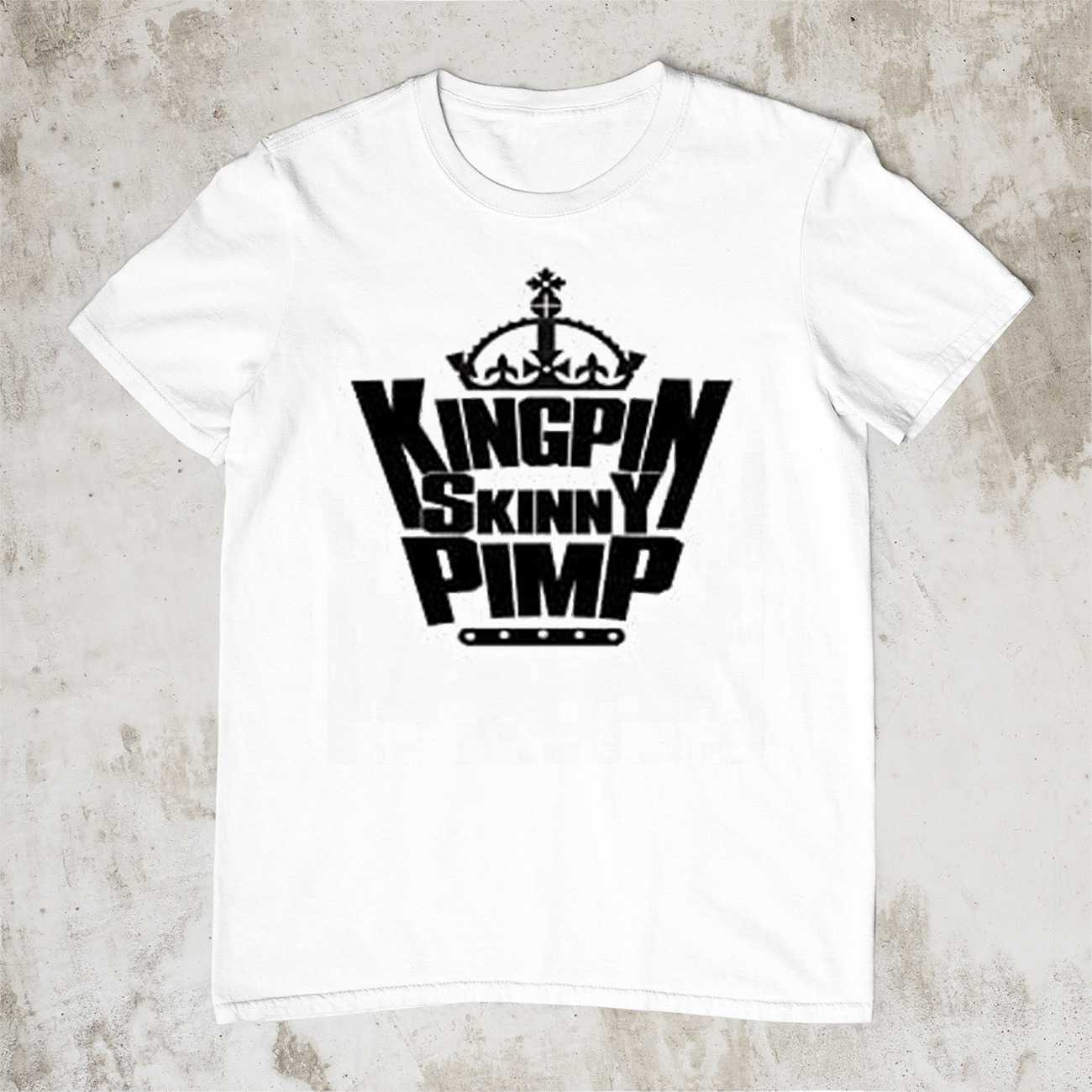 Kingpin Skinny Pimp rapper logo white T-shirt short sleeve All sizes ...