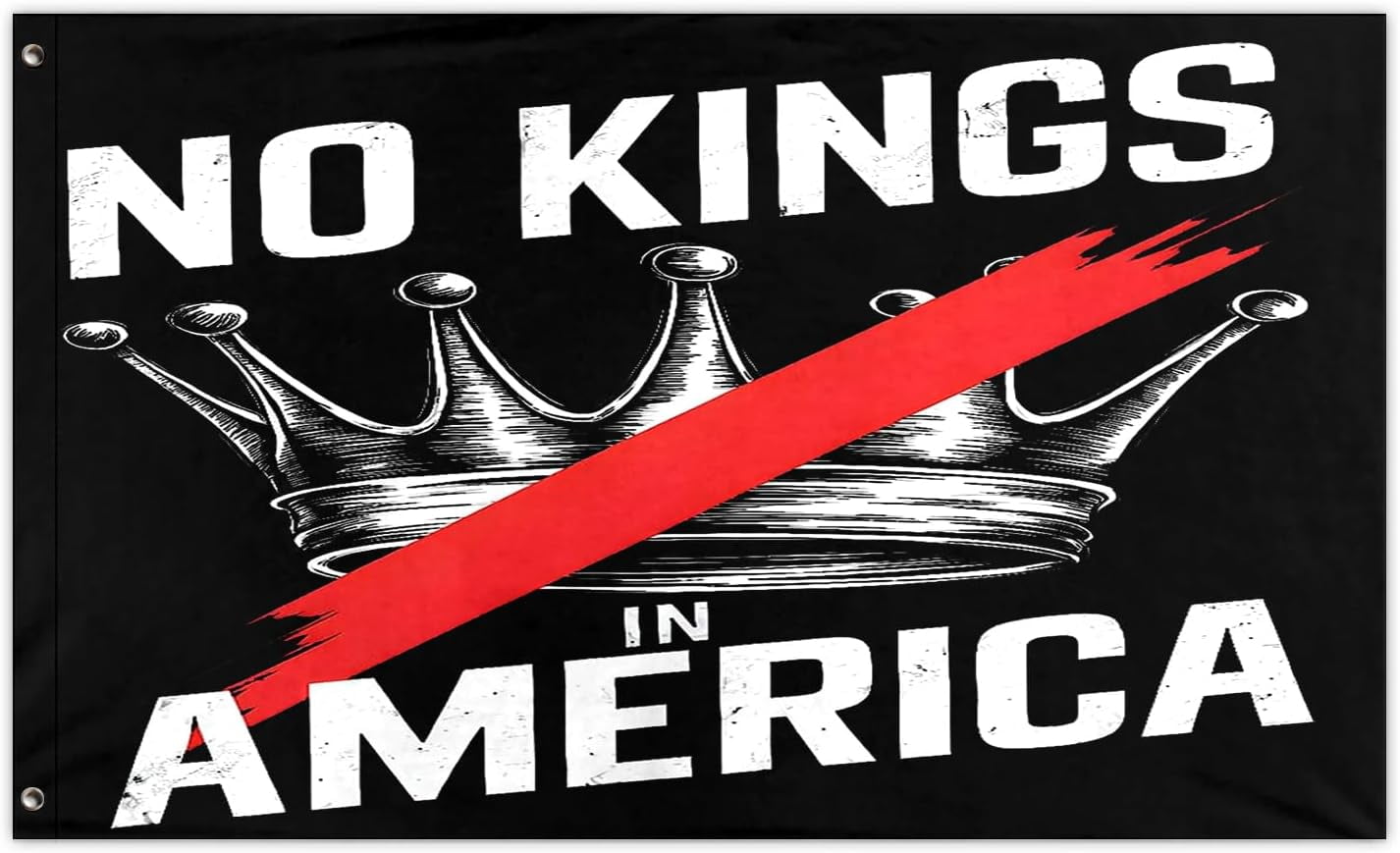 No Kings In America Democracy United States Independence Double-layer ...