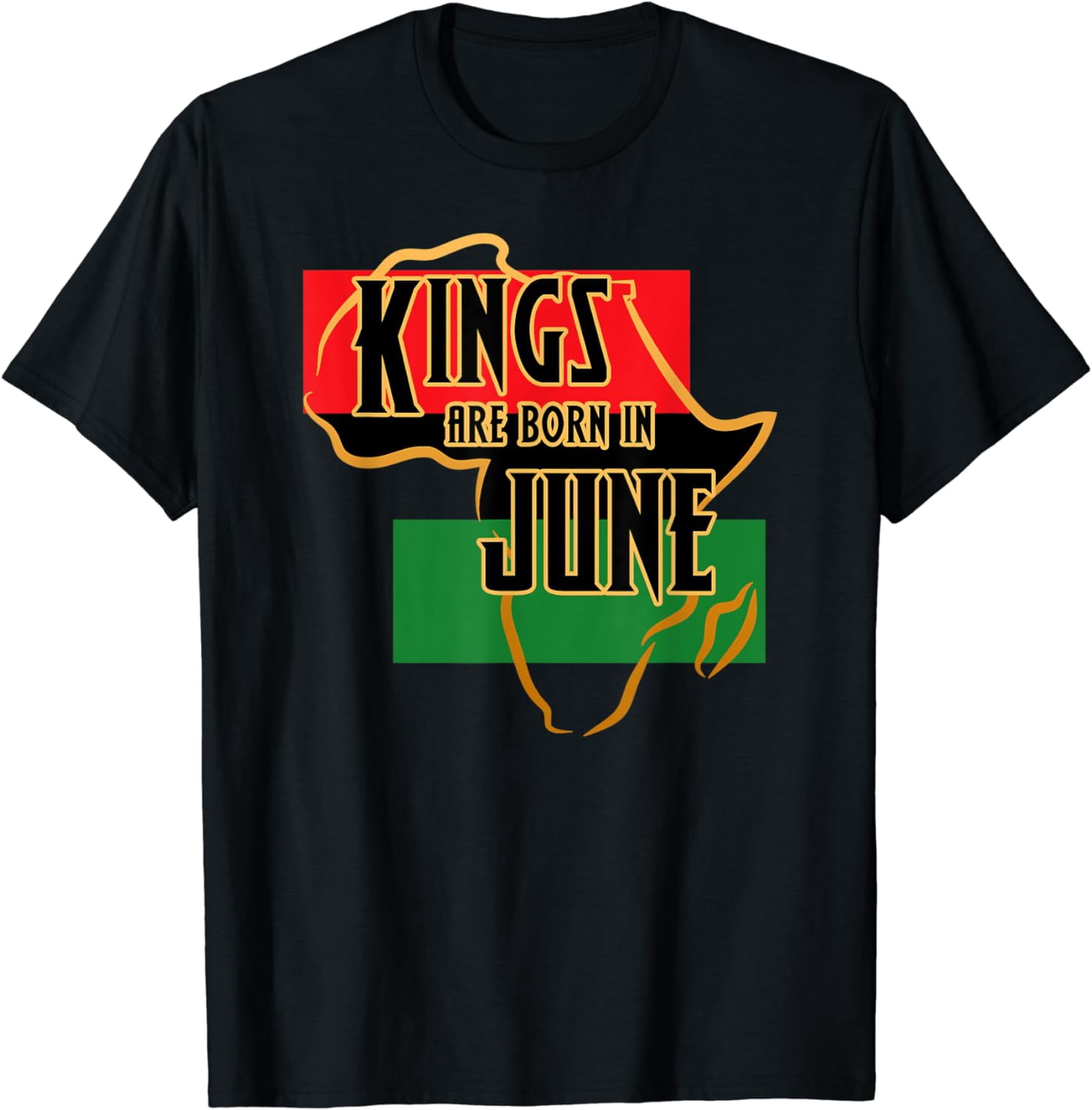 Kings Are Born In June Birthday Shirts African American Men - Walmart.com