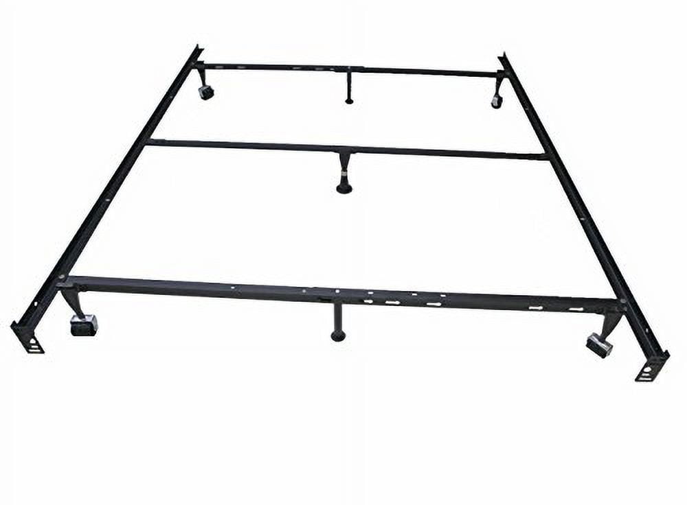 Kings Brand 7Leg Super Duty Adjustable Metal Bed Frame (Queen/Full/XL ...