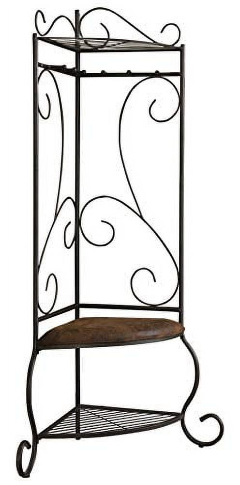 Kings Brand Corner Entryway Hallway Storage Bench With Coat Rack ...
