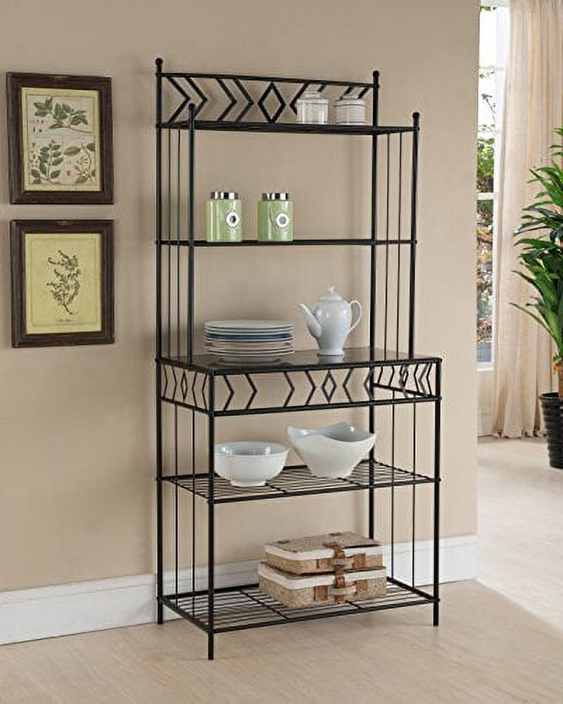 Kings Brand Furniture - 5-Tier Standing Kitchen Bakers Rack for with ...