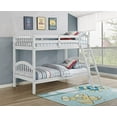 Kings Brand Furniture - Arden Arched Convertible Twin Bunk Bed, with ...