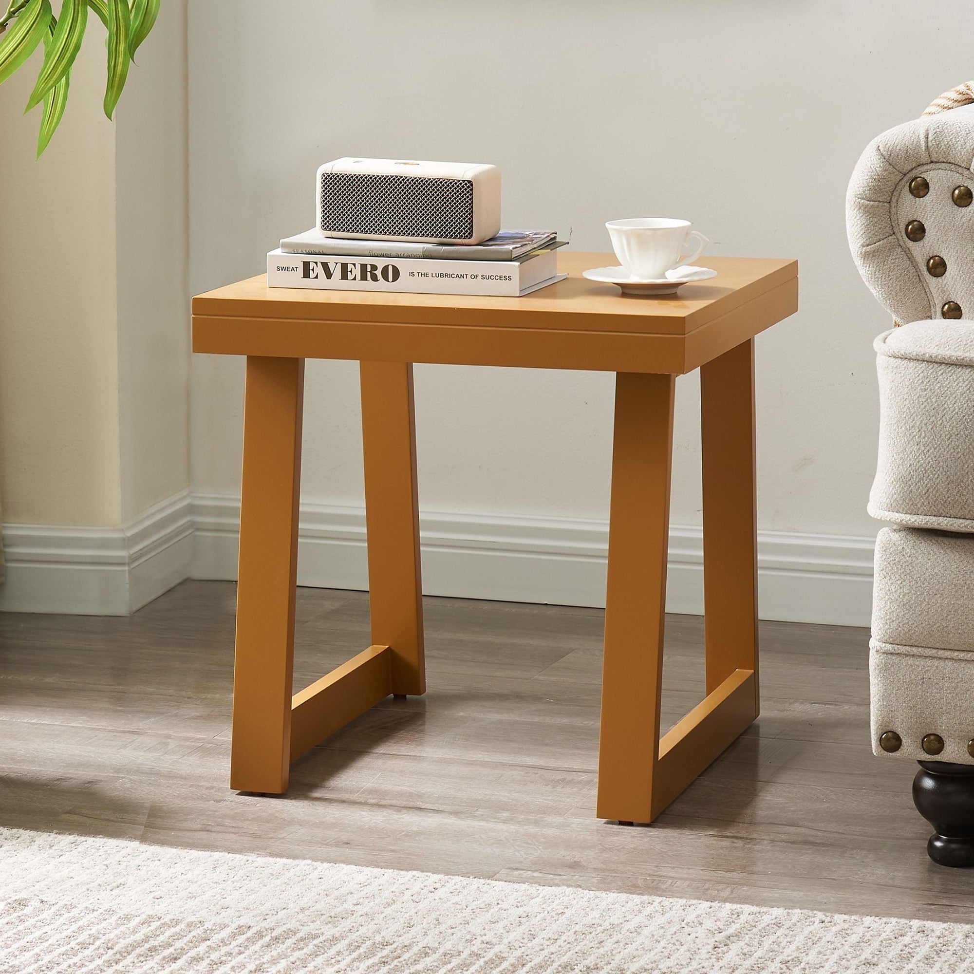 Kings Brand Furniture Charlie Square Side End Table, Couch Bedside ...