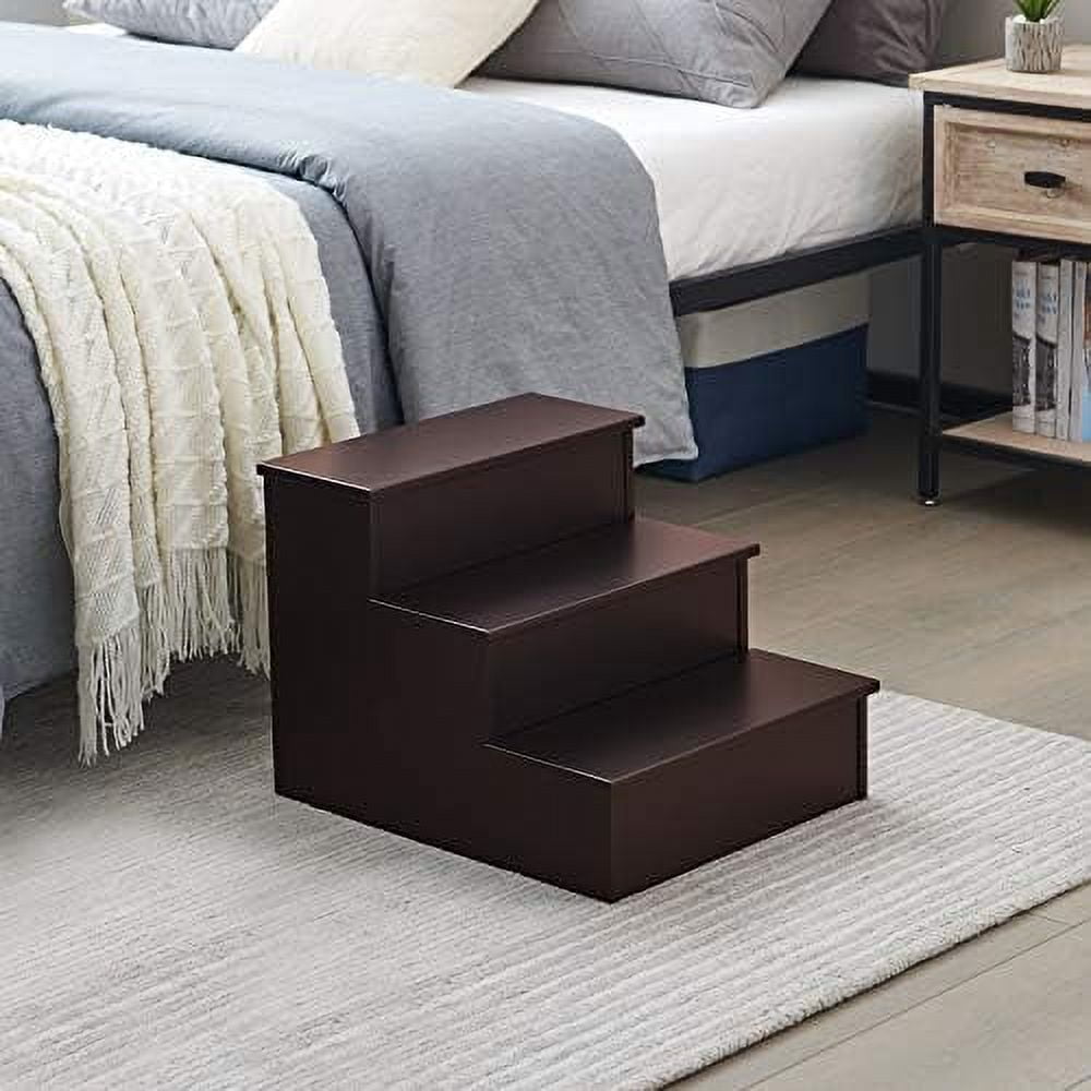 Kings Brand Furniture – Darien 3 Step Wood Step Stool for Adults or ...