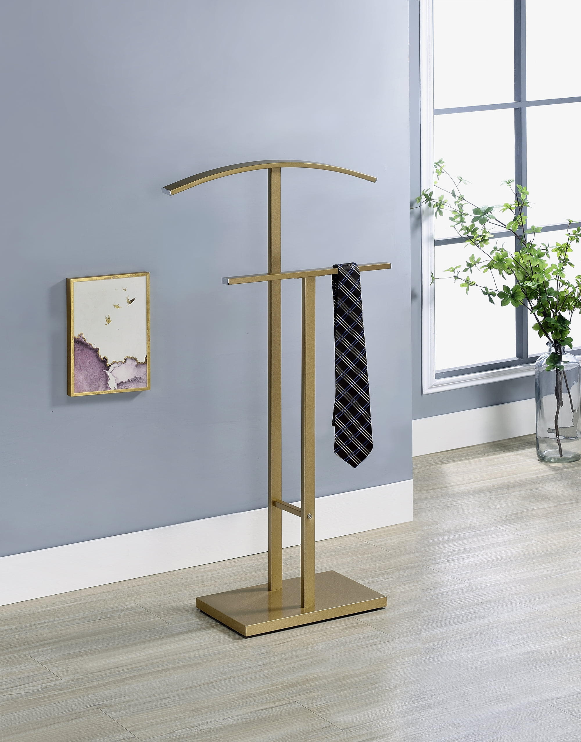 Kings Brand Furniture Dossi Metal Suit Valet Stand, Clothes Rack ...