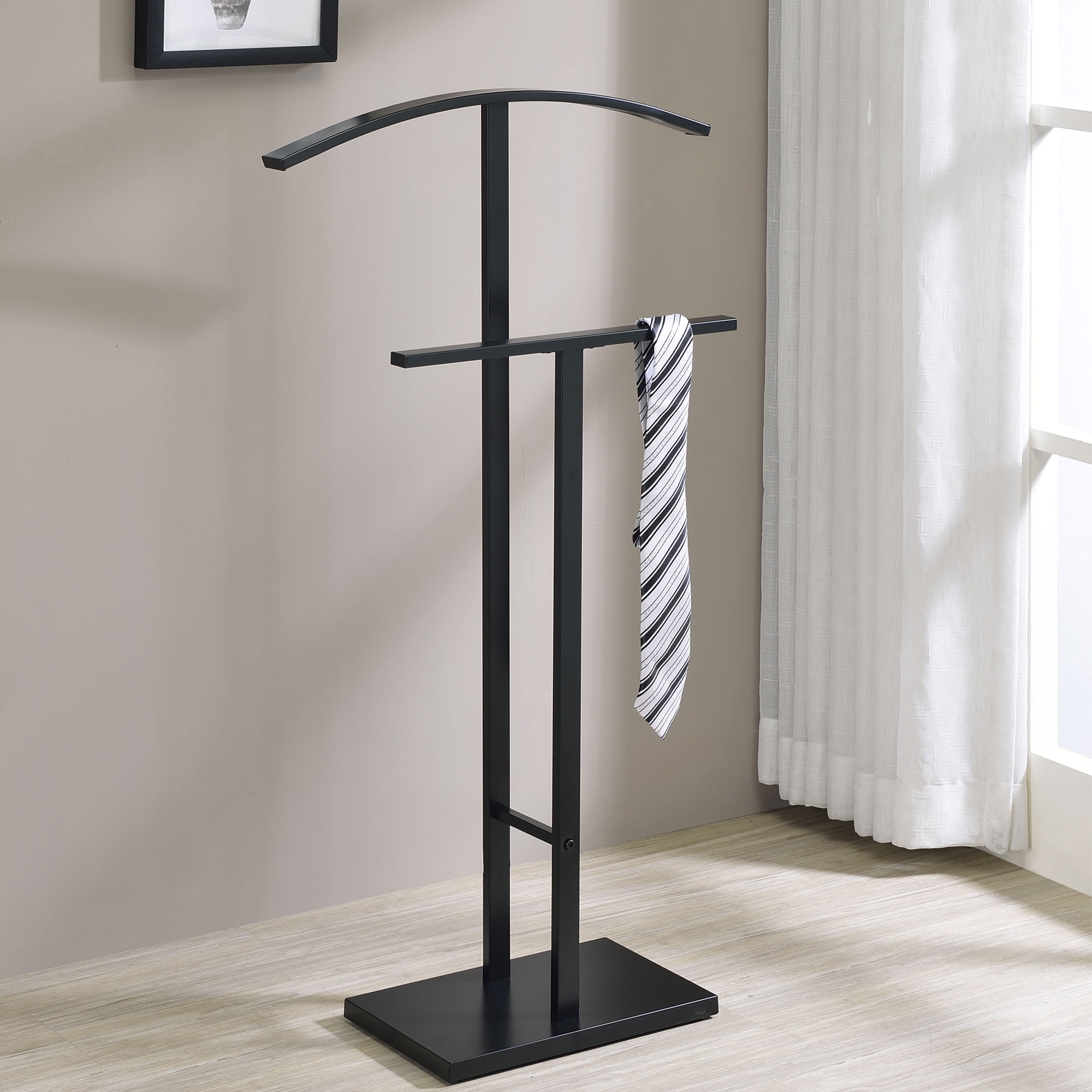 Kings Brand Furniture Dossi Square Metal Suit Valet Stand, Clothes Rack ...
