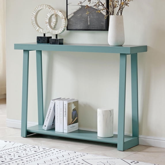 Kings Brand Furniture Emma Narrow Console Table with Lower Shelf ...