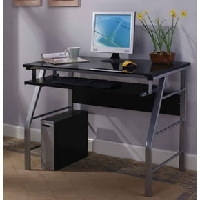 Glass Computer Desks for Home and Office Furniture Collection