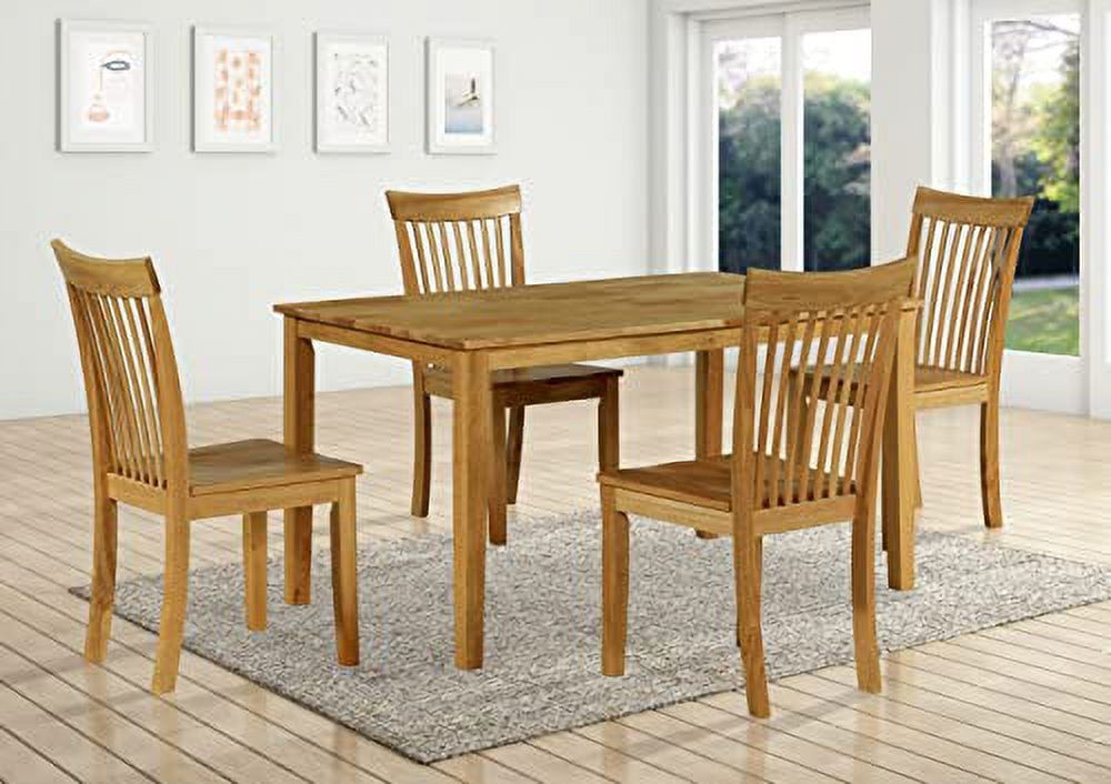 Kings Brand Furniture - Kurmer 5 Pcs Wood Kitchen Dining Table Set ...