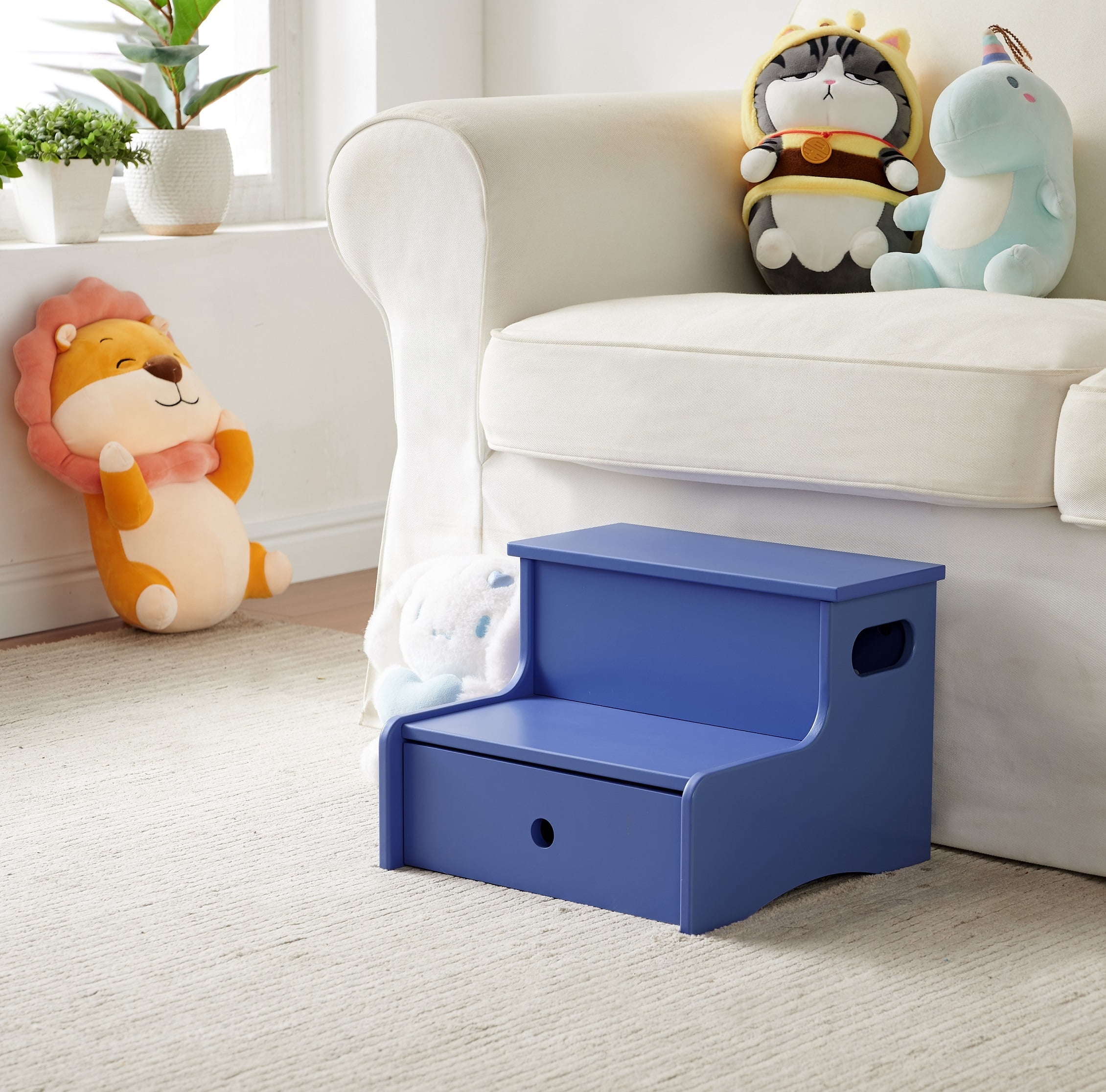 Kings Brand Furniture Lylia Kids Step Stool - Two Step Stools for ...
