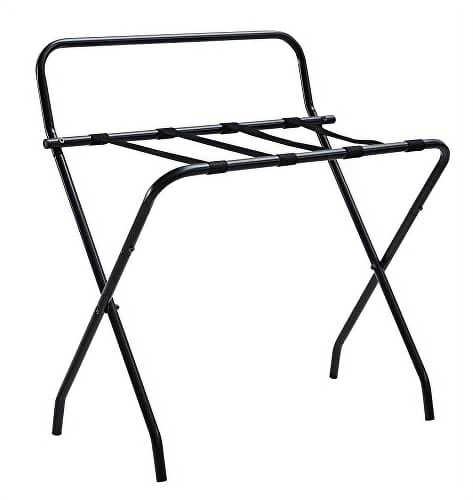 Kings Brand Furniture - Metal Foldable Luggage Rack, Suitcase Stand ...