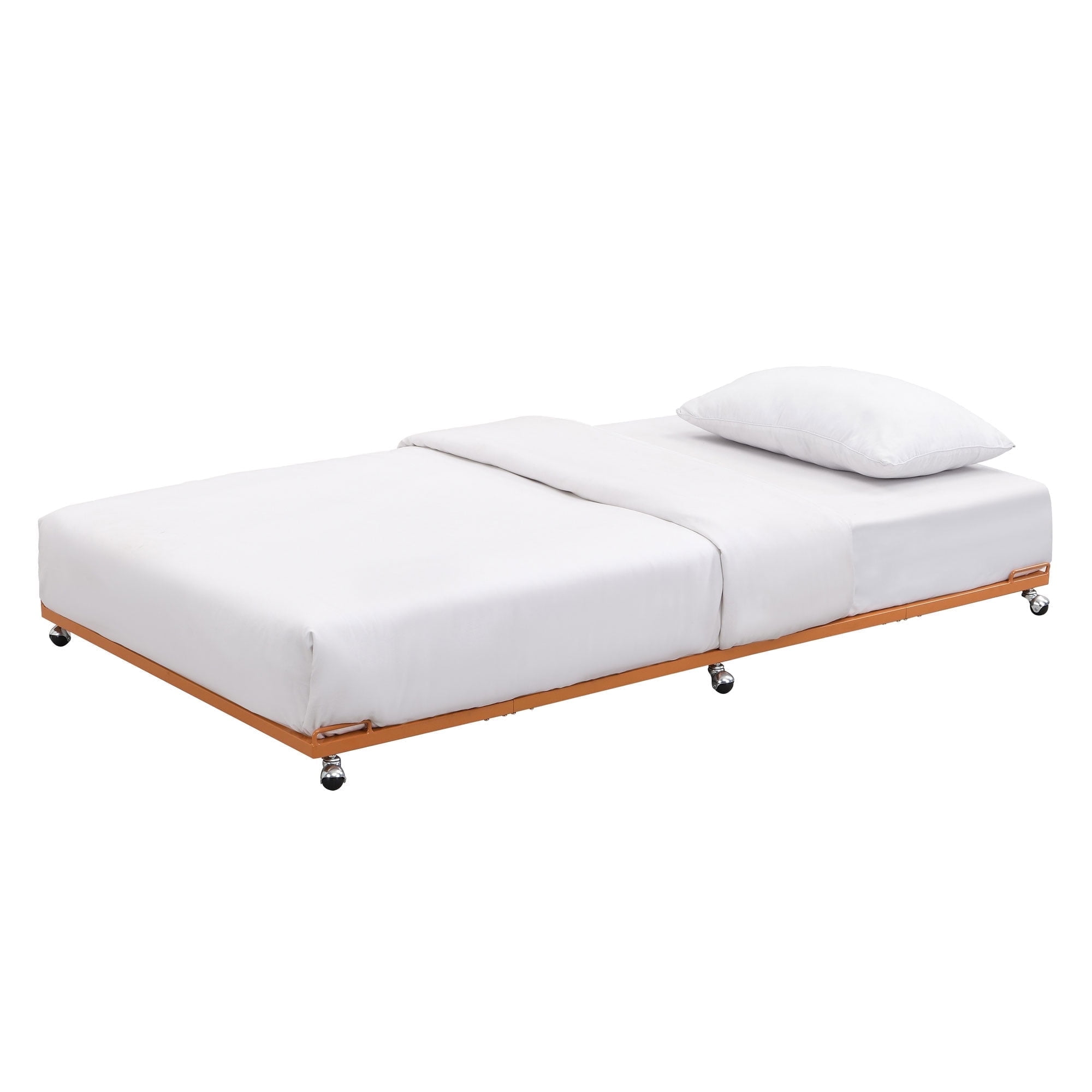 Kings Brand Furniture Moley Twin Size Metal Trundle - Roll Out Bed ...
