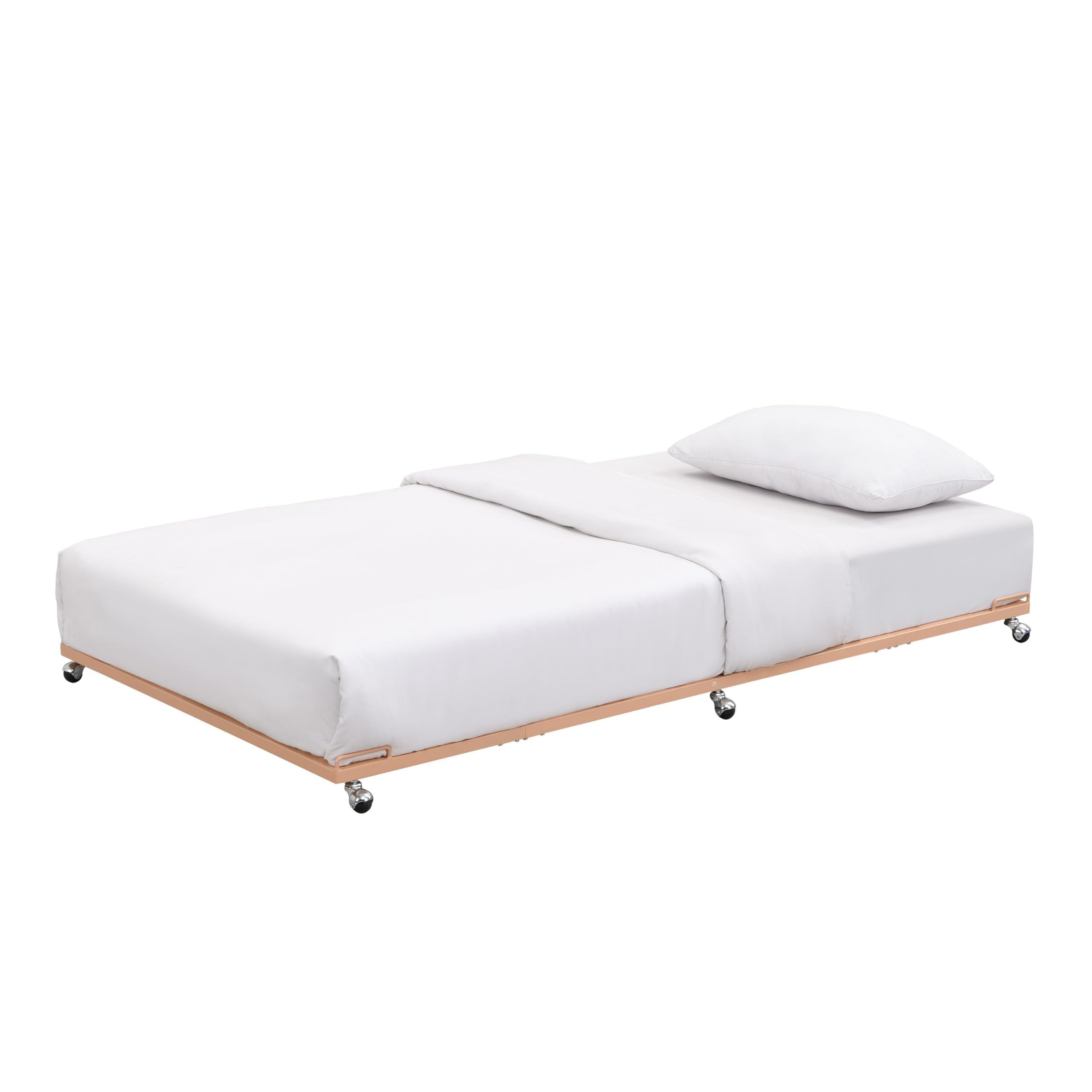 Kings Brand Furniture Moley Twin Size Metal Trundle - Roll Out Bed ...