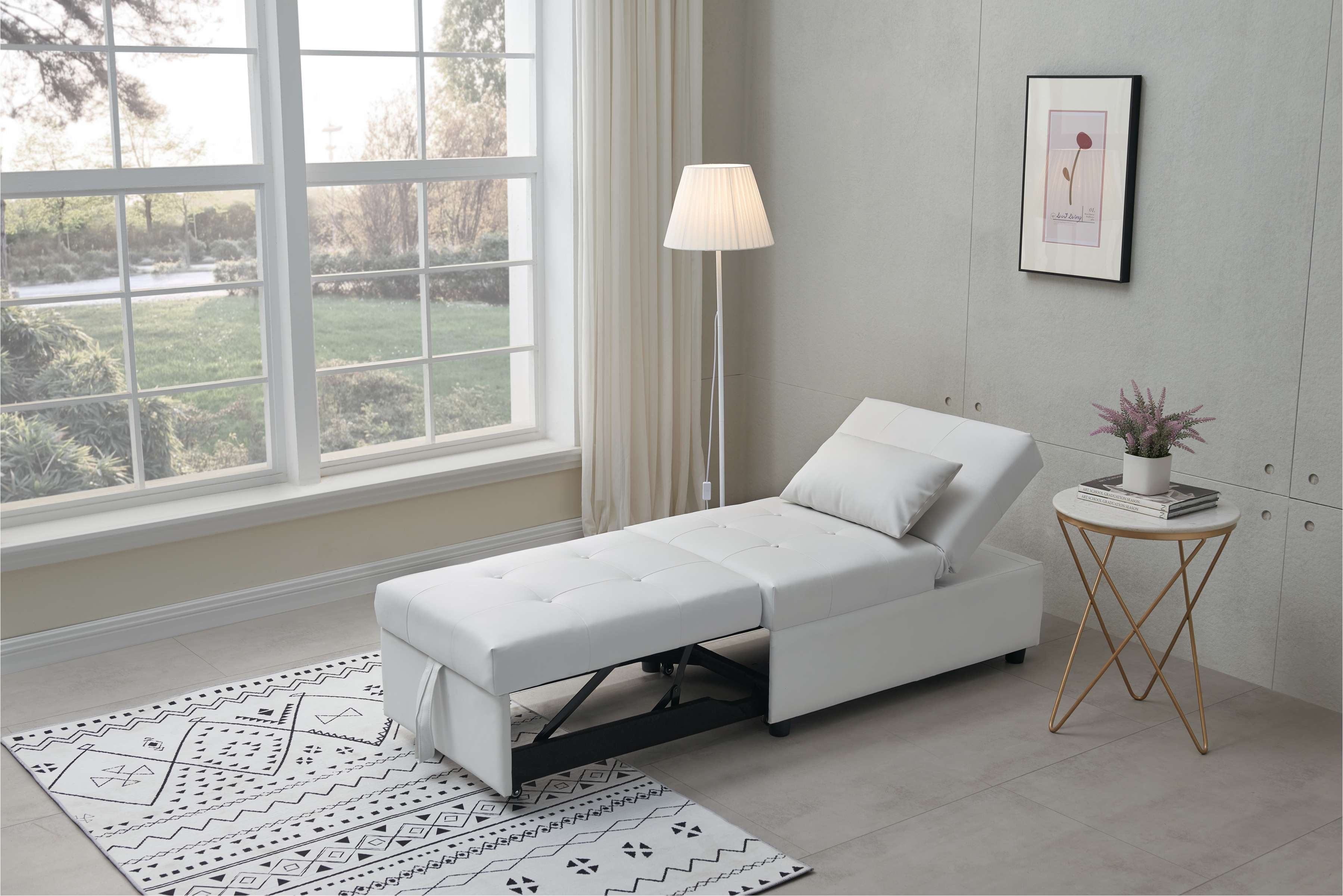 Kings Brand Furniture Multi-Function Ottoman, Sofa Bed Sleeper ...