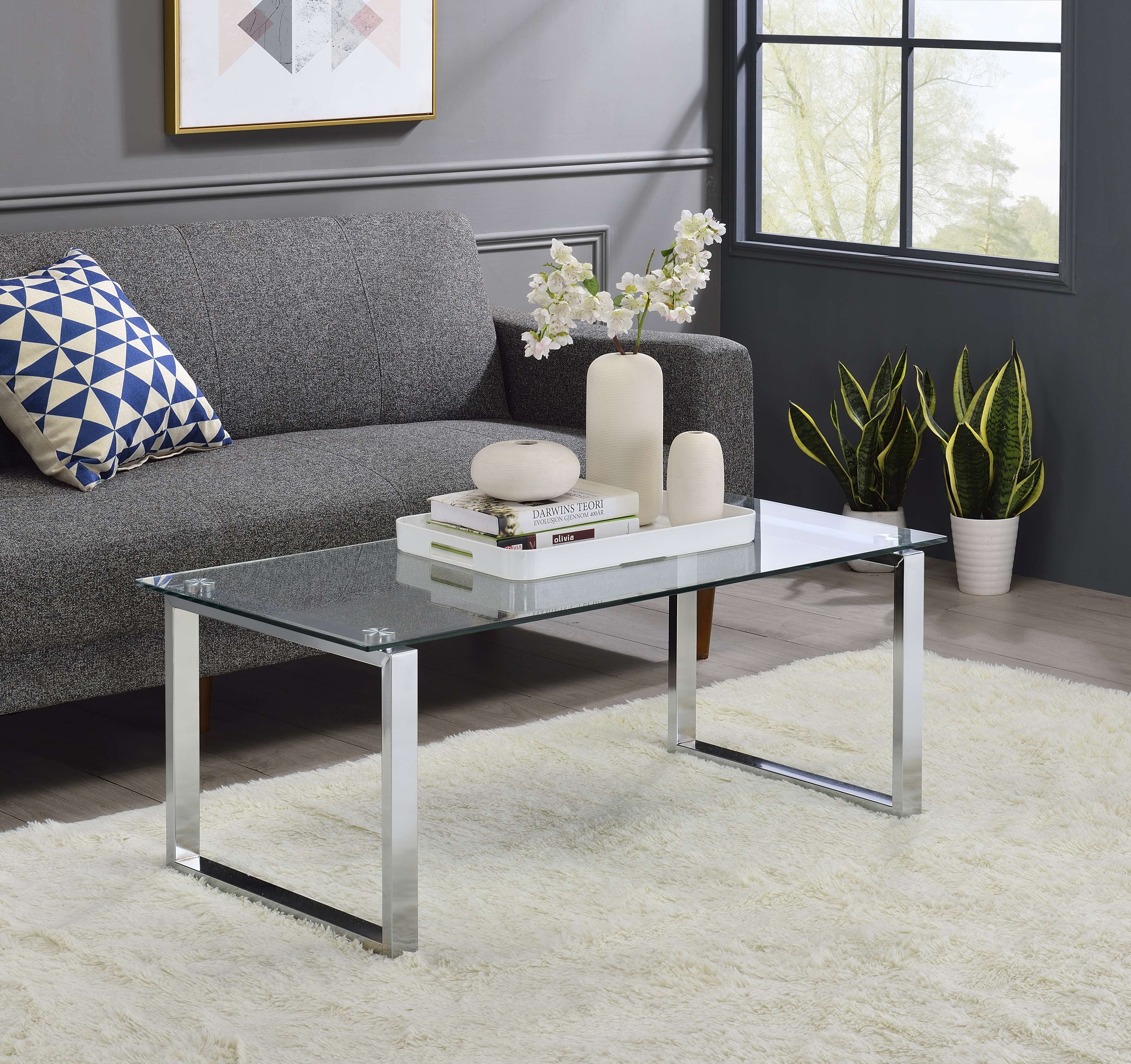 Kings Brand Furniture Simple Modern Coffee Table for Living Room ...