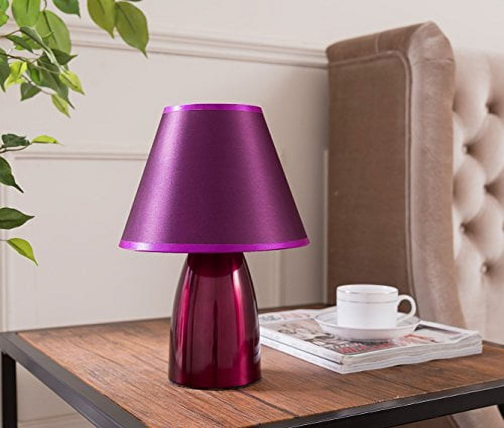 Kings Brand Furniture Wayne Metal Base with Fabric Shade Table Lamp ...