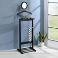 Kings Brand Furniture - Wardrobe Wood Suit Valet Stand, Clothes Trouser ...