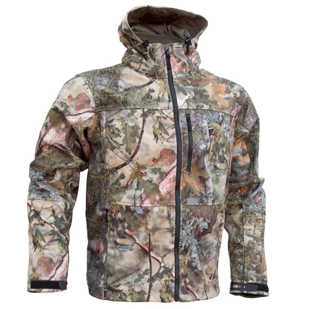 Kings Camo Hunter Wind Defender Fleece Jacket Mountain Shadow - Walmart.com