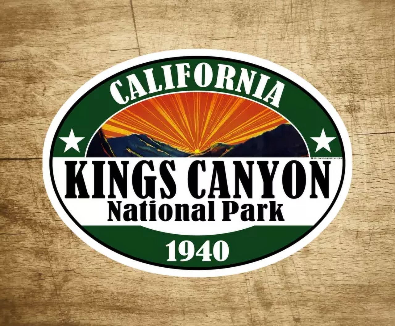 Kings Canyon National Park California Decal Sticker Mountains / Wide ...