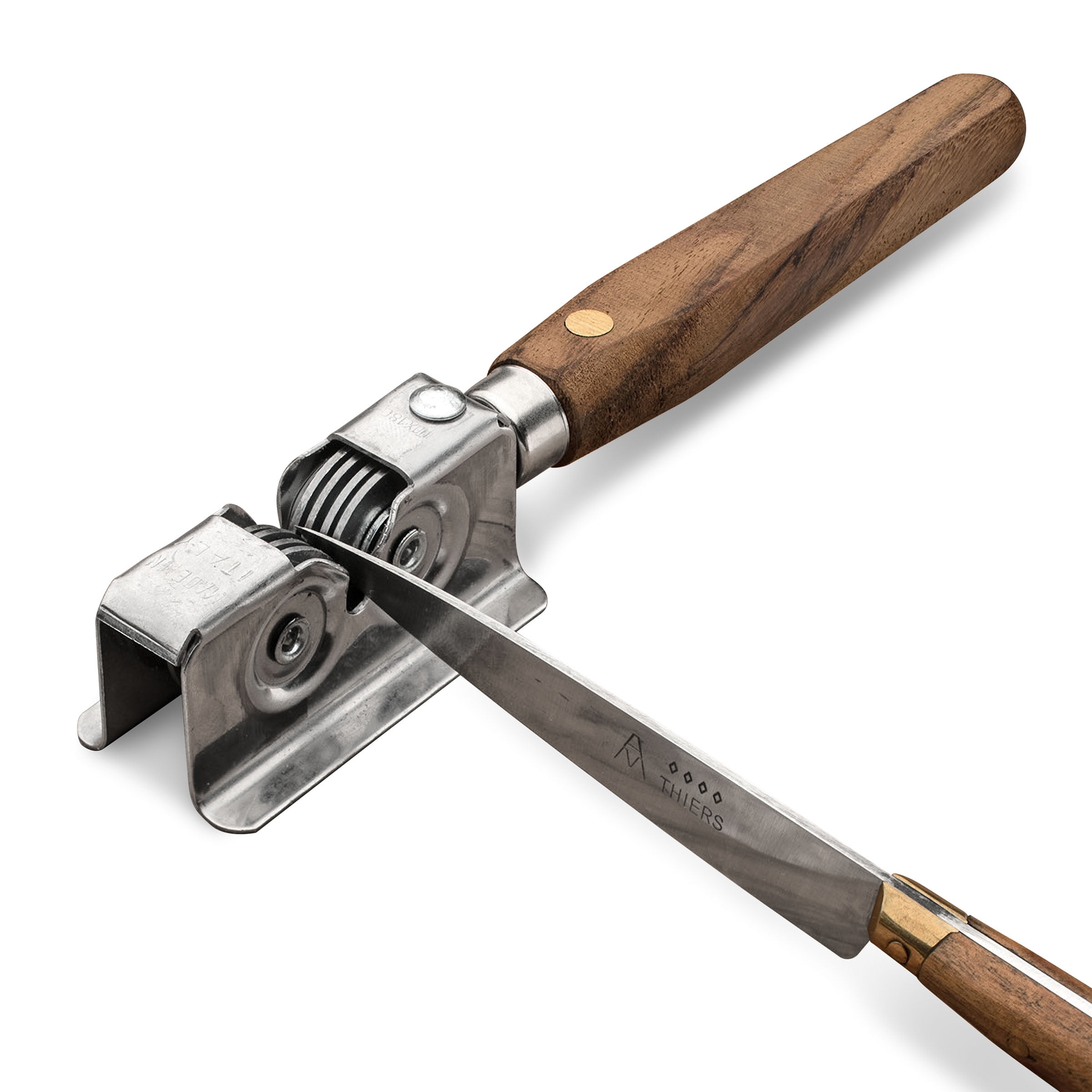 Knife Sharpener - Handheld Manual Sharpening Tool for Fixed Blades ...