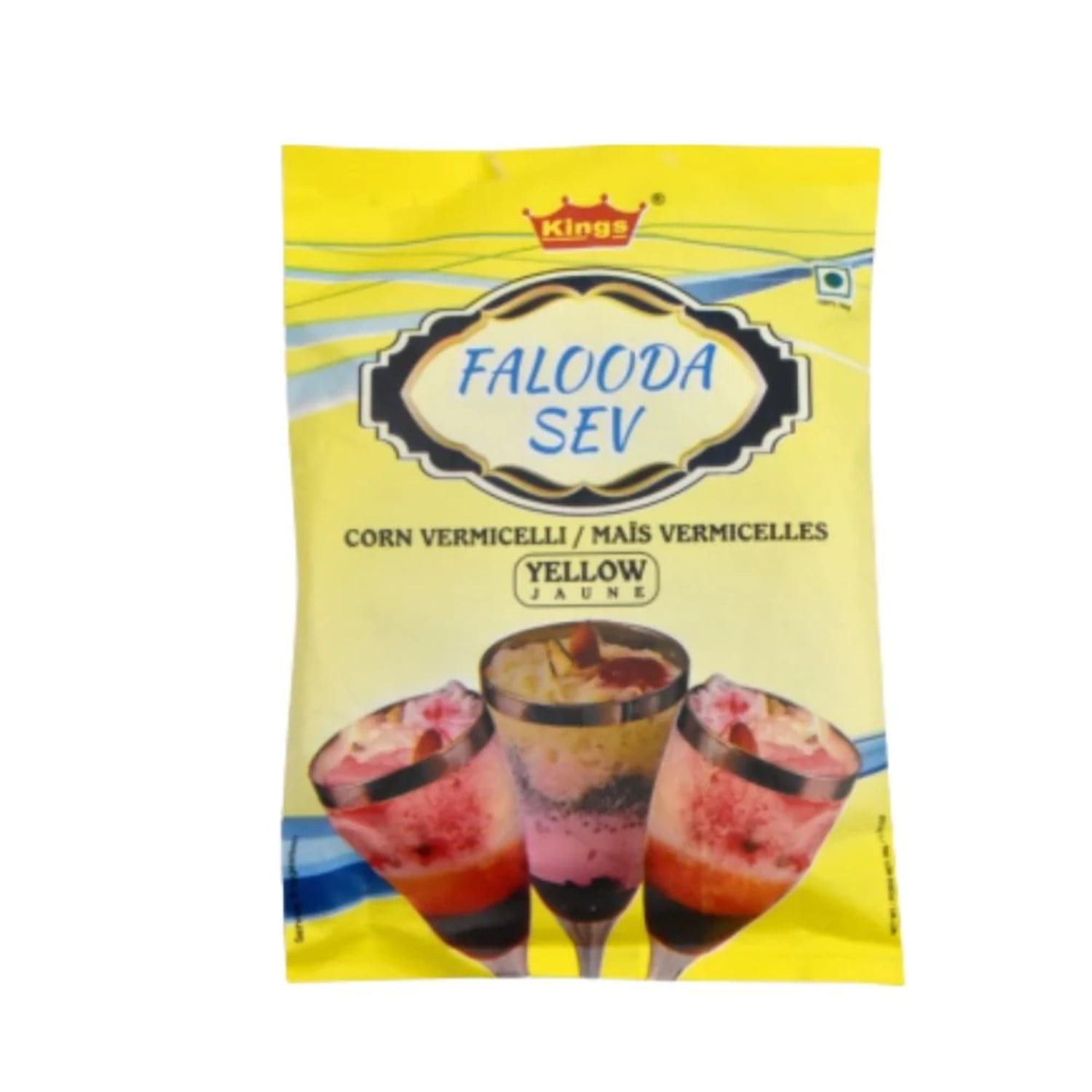 Kings Falooda sev Yellow Gluten Free 50g (Pack of 2) - Walmart.com