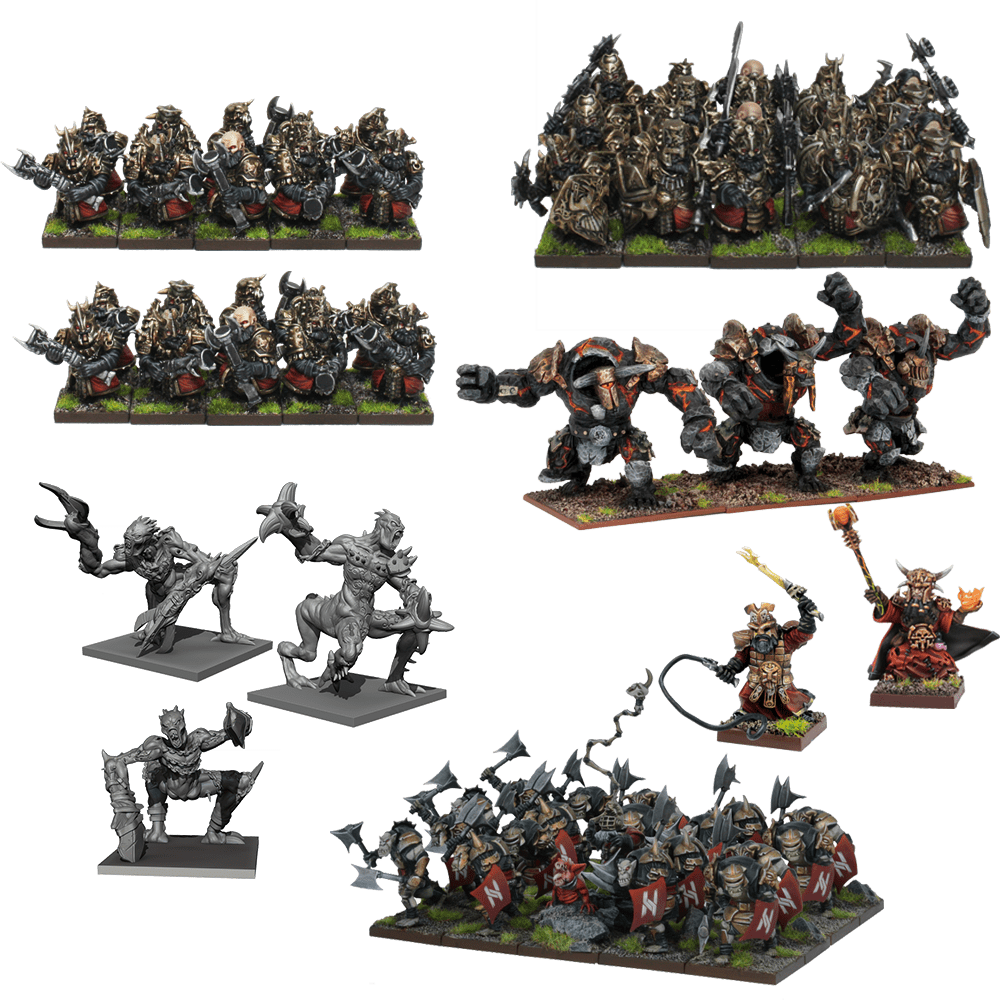 Kings of War Abyssal Dwarf Mega Army - Walmart.com