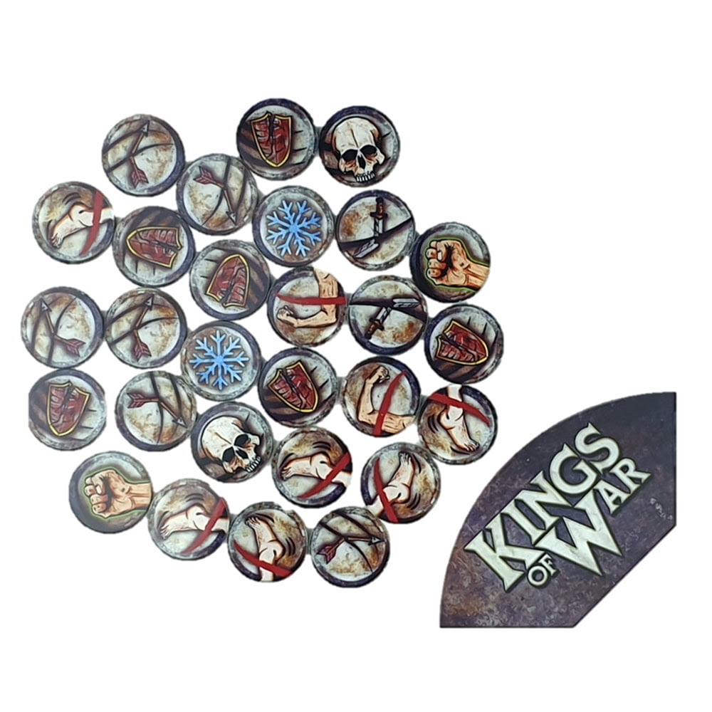 Kings of War Game Token Set & Arc Template - Walmart.com
