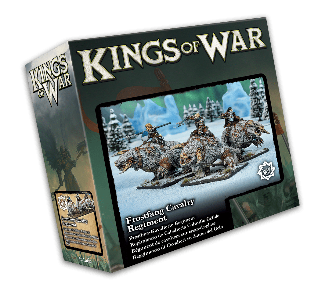 Kings of War Northern Alliance / Varangur Frost Fang Cavalry Regiment ...