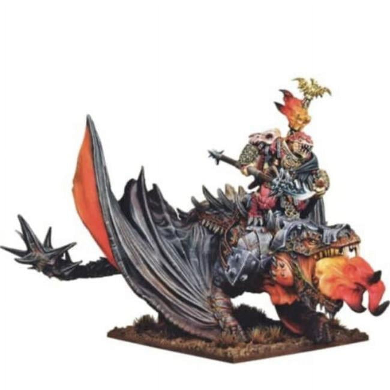 Kings of War Salamander Clan Lord on Firedrake Miniature - Walmart.com