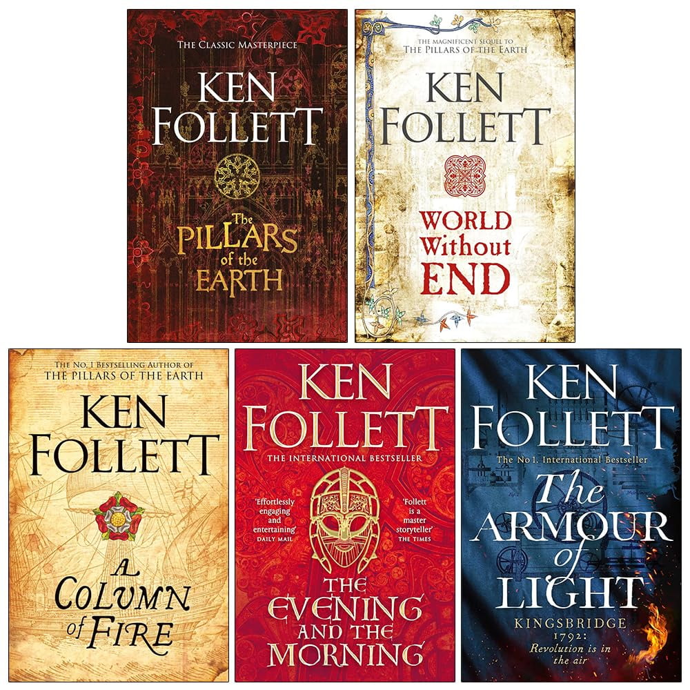 Kingsbridge Series by Ken Follett 5 Books Collection Set - Fiction ...