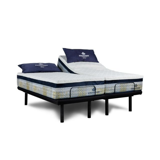Kingsdown Eclipse Split King Adjustable Bed + Swift 250 Base - Walmart.com