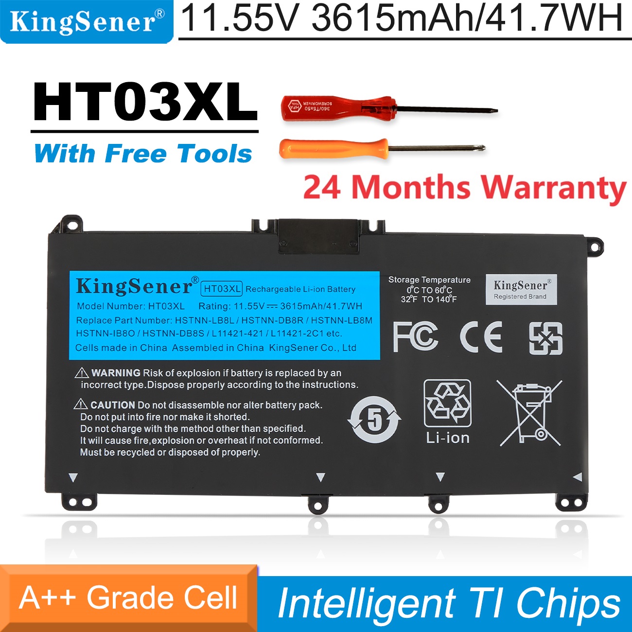 Laptop Battery for HP Spare 807957-001 807956-001 807612-421 HS04 HS03 ...