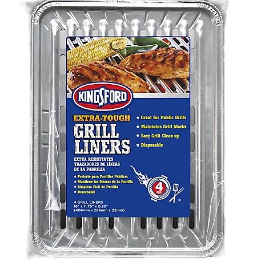 Kingsford BBP0491 Extra-Tough Aluminum Grill Toppers, 4-Pack - Walmart.com
