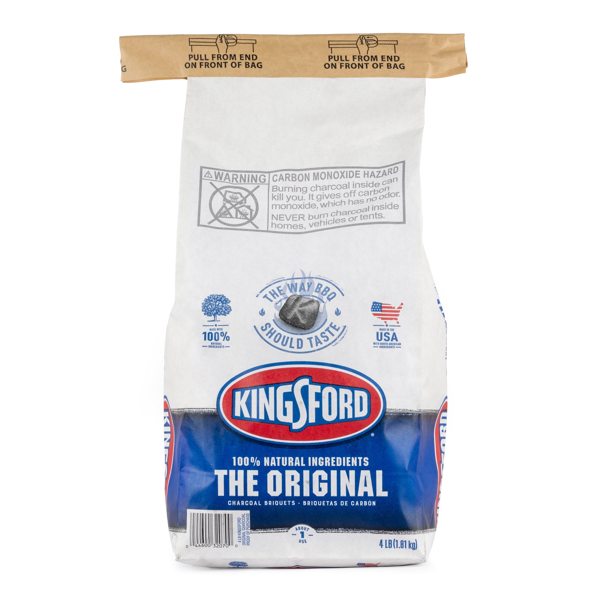 Kingsford Charcoal Briquets Original 4 lb Bag - Walmart.com
