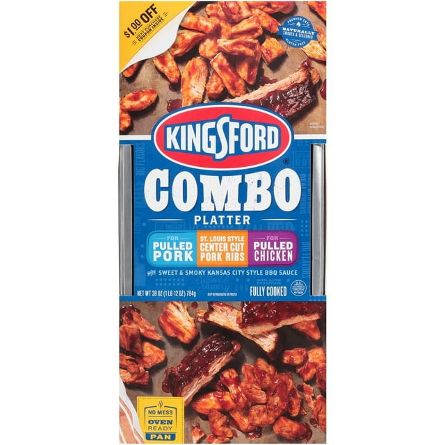 Kingsford Fully Cooked 3 Meat Combination, 28 oz Packaged Meal ...