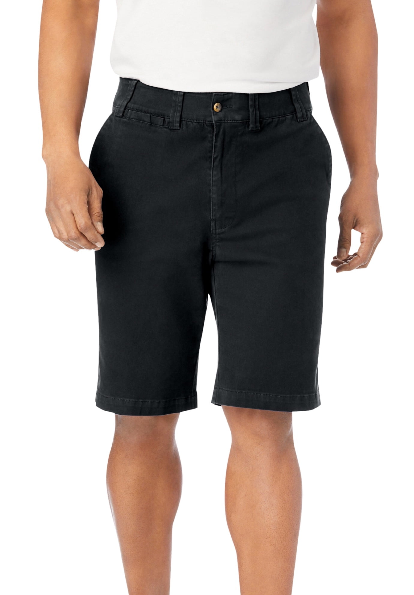 KingSize Men's Big & Tall 10" Flex Full-Elastic Waist Chino Shorts ...